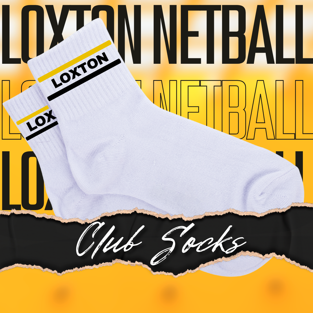 Loxton Netball Club Socks - 2 Styles | Little Vibes || Fashion Store ...