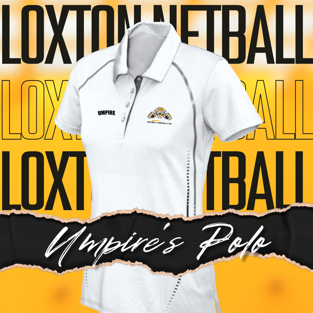 Loxton Netball Club - Umpire's Polo | Little Vibes || Fashion Store for ...