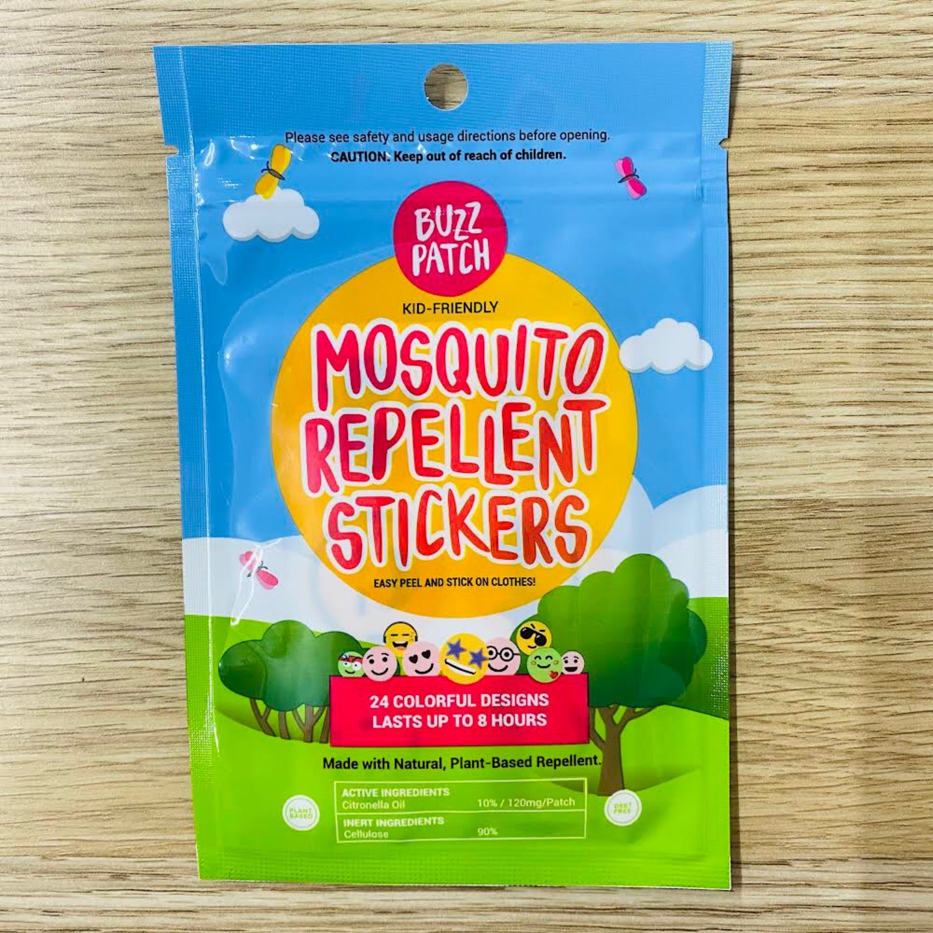 Natural Patch - Buzz Patch - Mosquito Repellent Stickers | Little Vibes ...